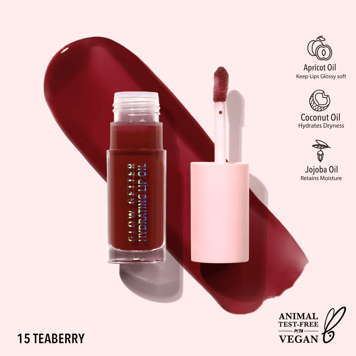 Teaberry Glow Getter Hydrating Lip Oil – Woodlands Clothing